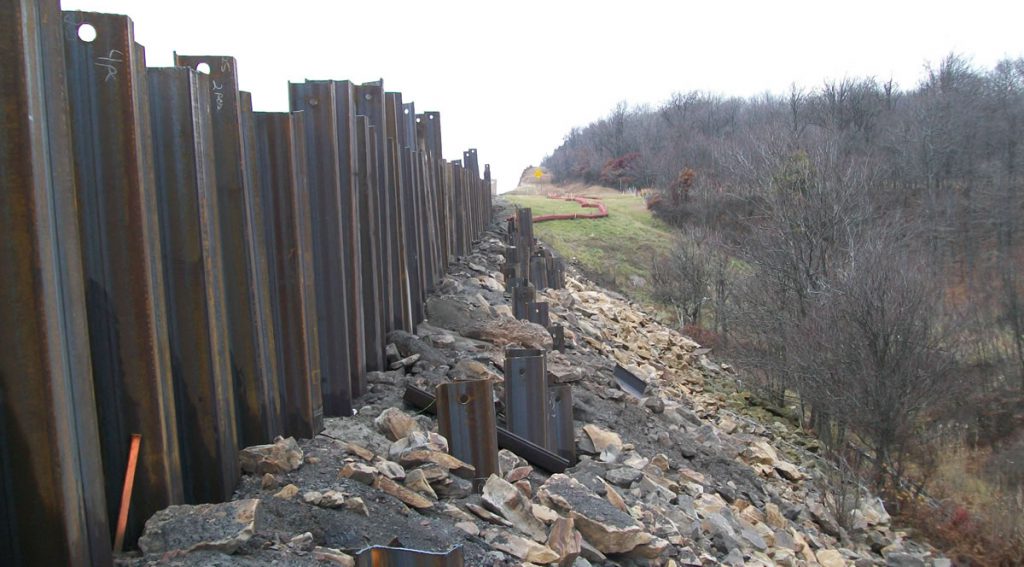PA Turnpike Permanent Sheet Piling Project – Luzerne County ...